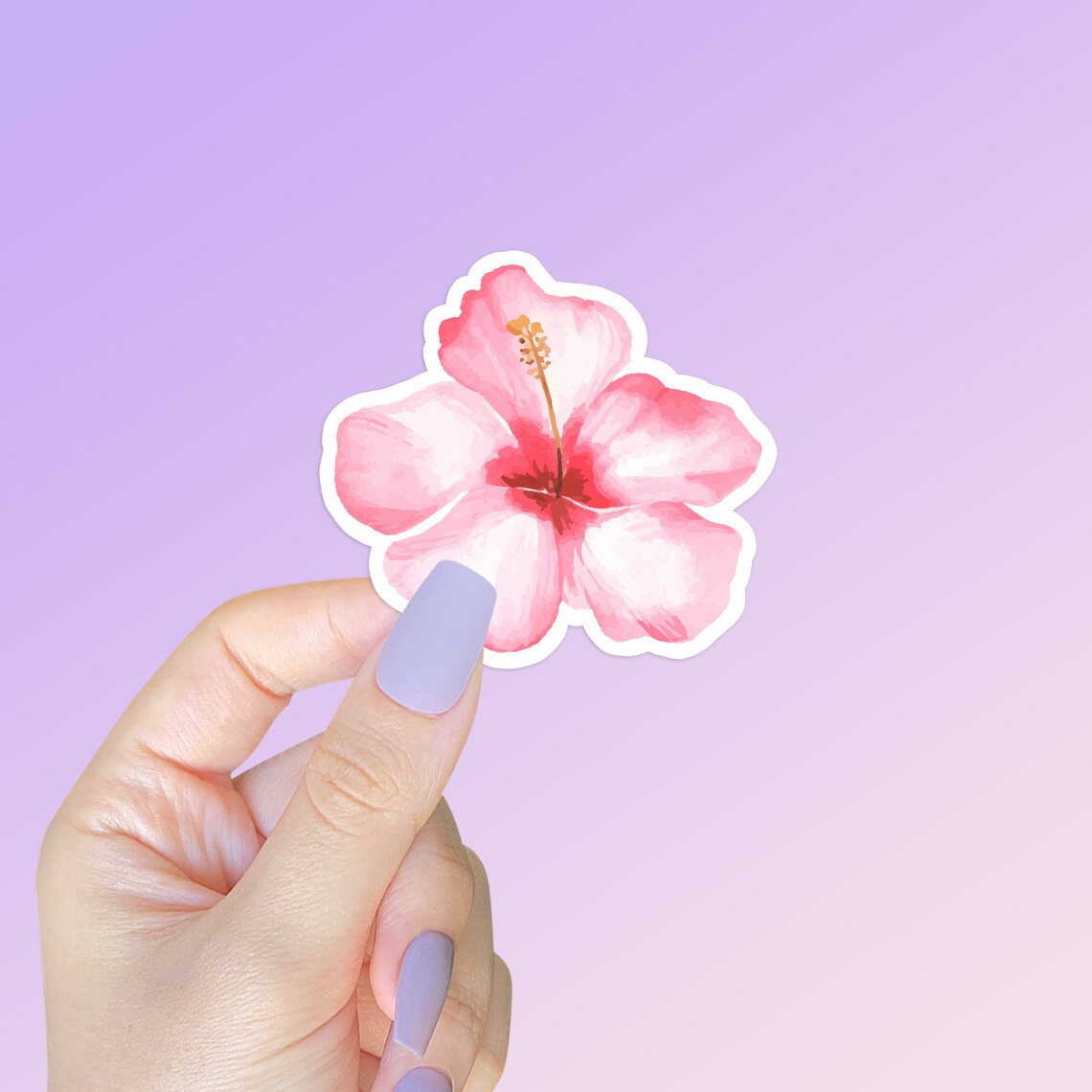 Decal Mockup, Cute Sticker Mockups, Isolated Hand Holding Sticker ...