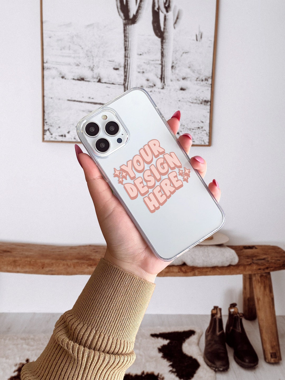 Clear Phone Case Mockup in PSD Photoshop File Format With Smart Object ...