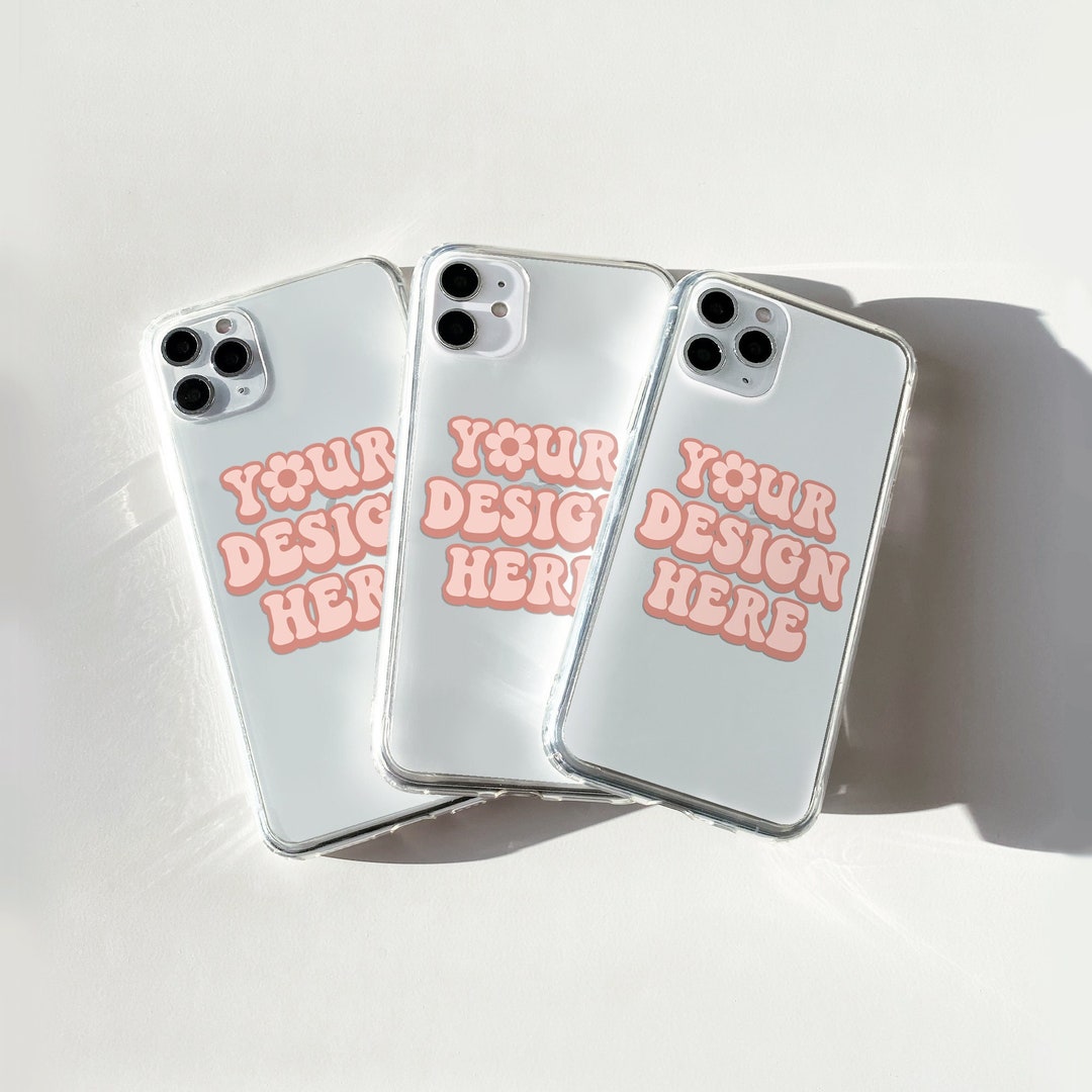 Clear Phone Cases Mockup in PSD Photoshop File Format With Smart Object ...