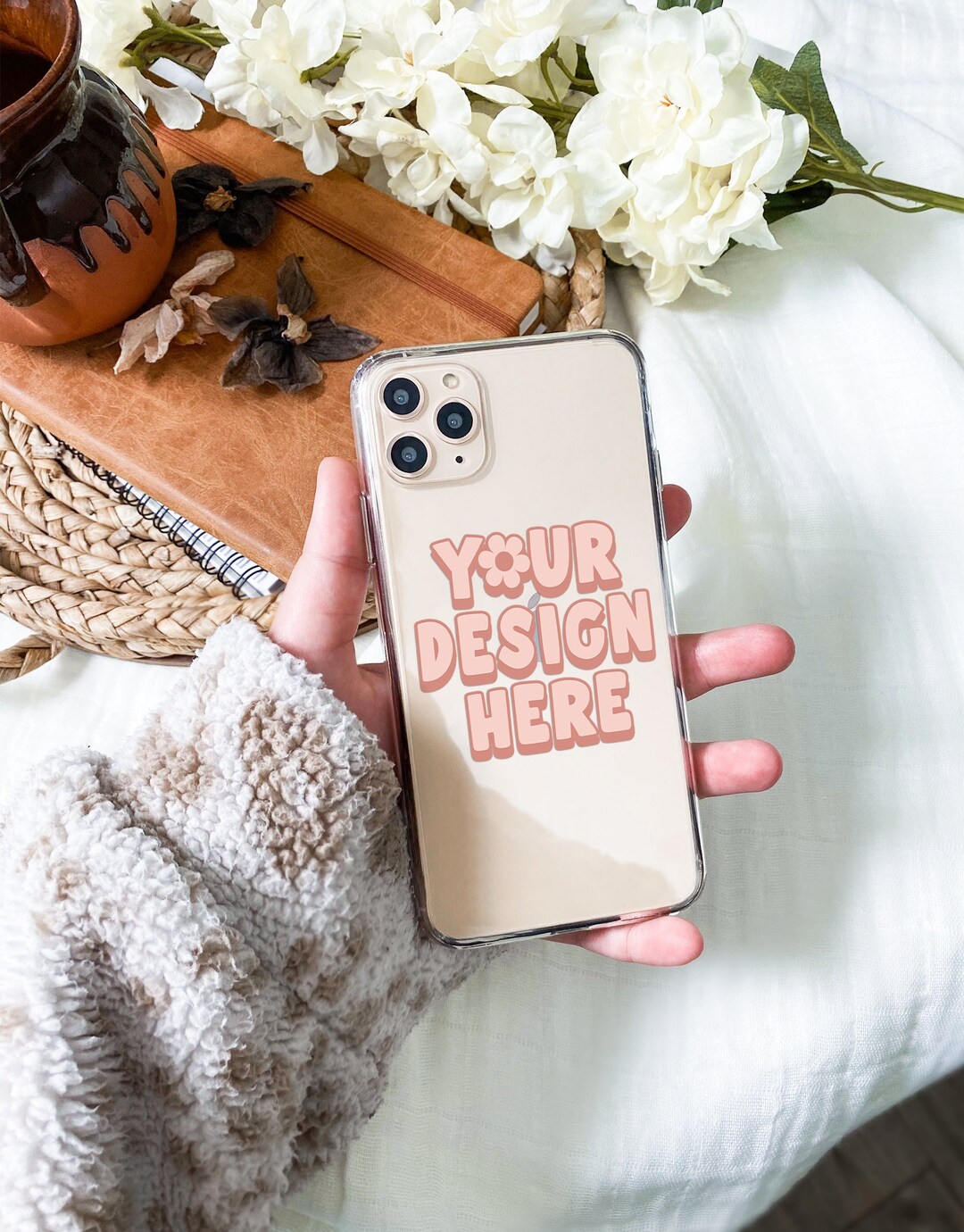Clear Phone Case Mockup in PSD Photoshop File Format With Smart Object ...