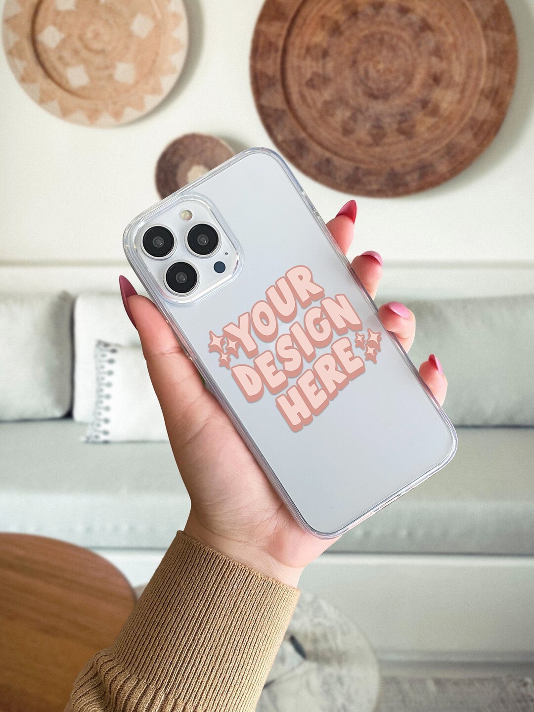 Clear Phone Case Mockup in PSD Photoshop File Format With Smart Object ...