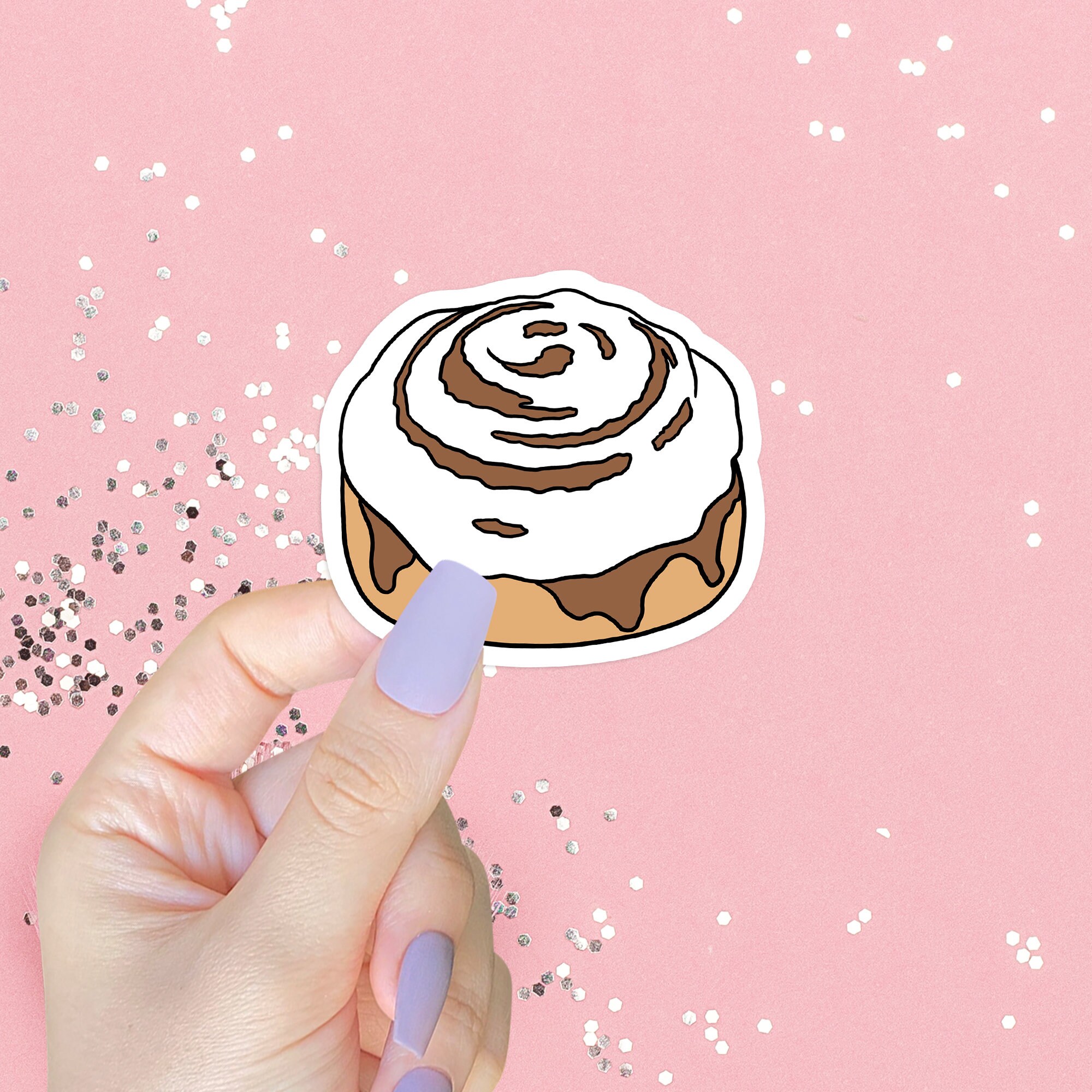 Decal Mockup, Cute Sticker Mockups, Isolated Hand Holding Sticker ...