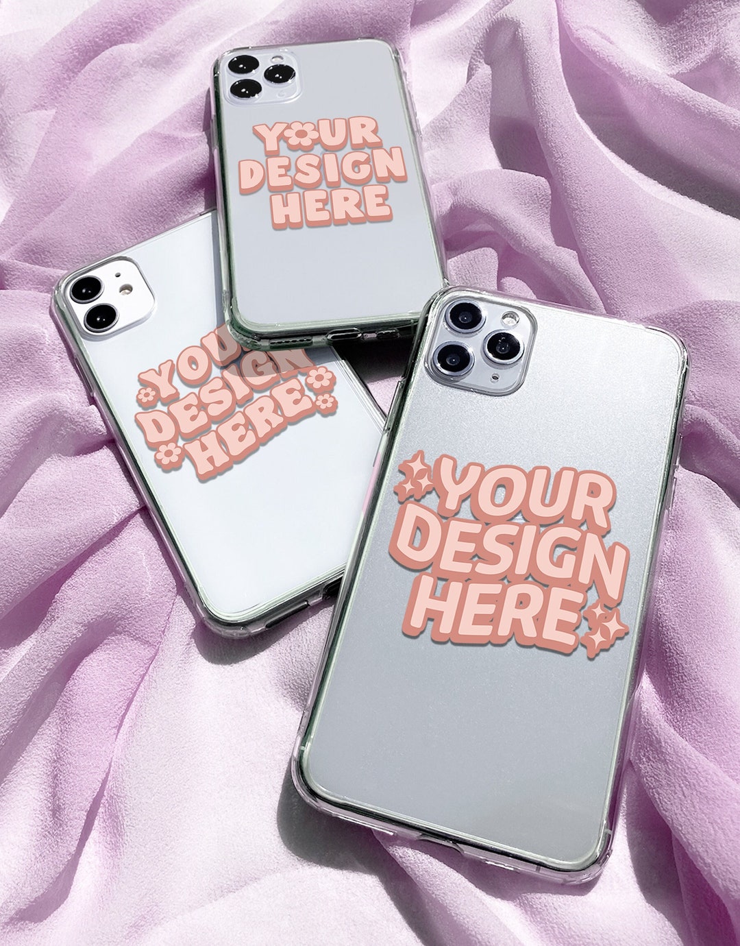 Clear Phone Cases Mockup in PSD Photoshop File Format With Smart Object ...
