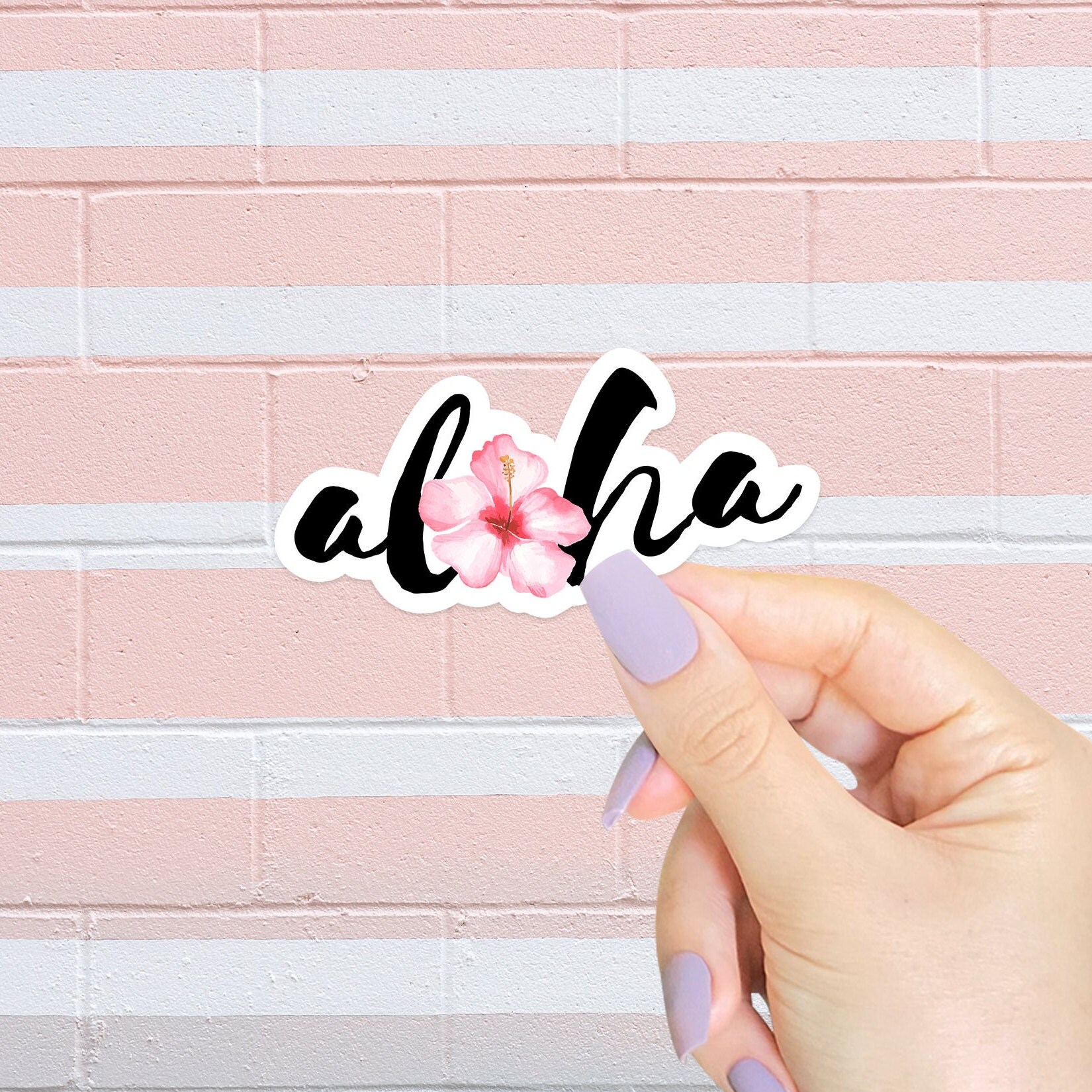 Decal Mockup, Cute Sticker Mockups, Isolated Hand Holding Sticker ...