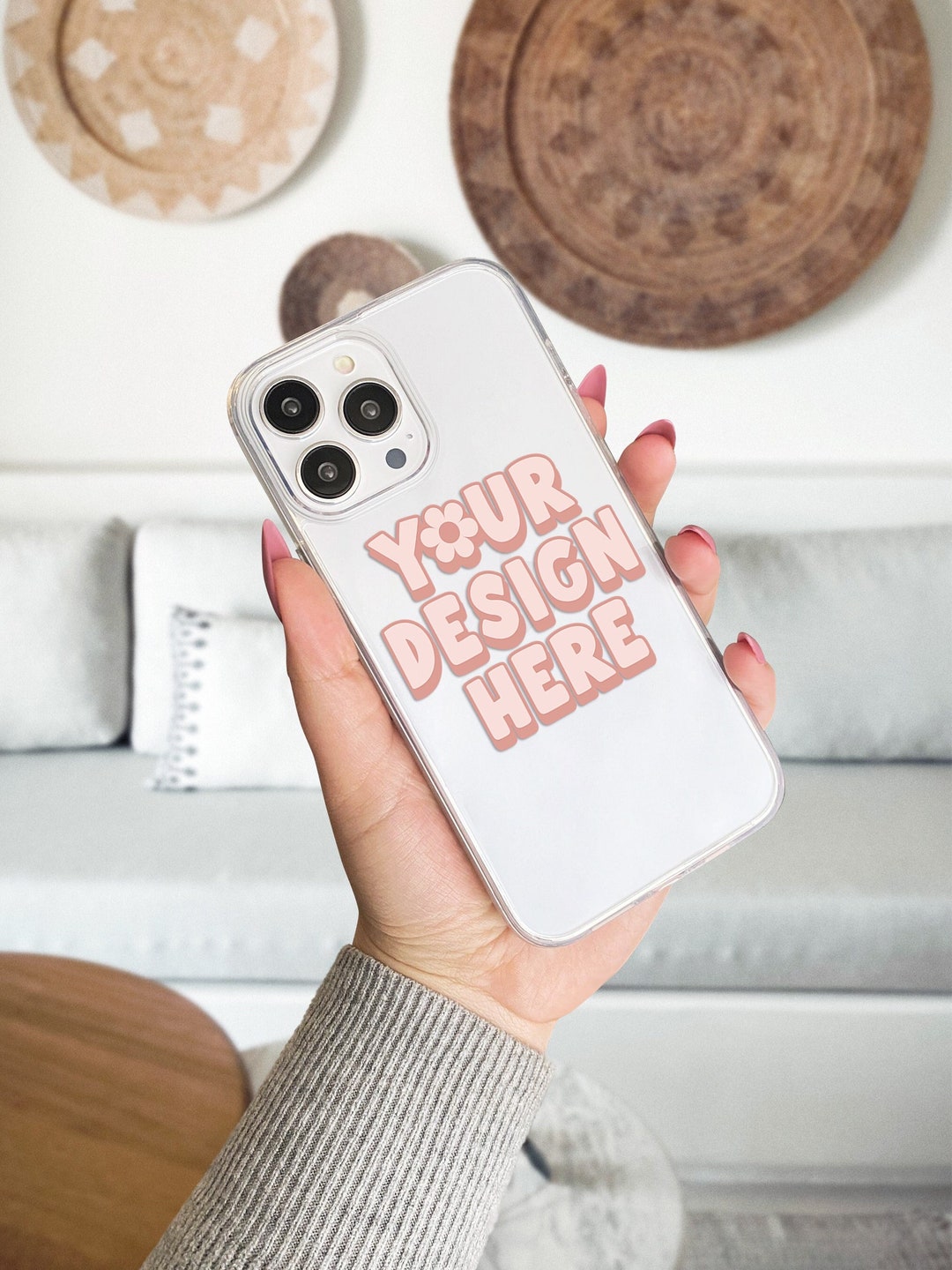 Clear Phone Case Mockup in PSD Photoshop File Format With Smart Object ...