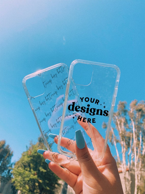 Aesthetic Phone Case Mockup in PSD Photoshop File Format W/ | Etsy