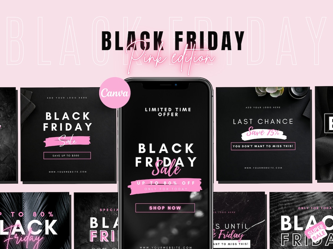 30 Black Friday Instagram Templates | Black Friday Posts & Stories ...