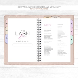 Digital Lash Tech Client Record Book | Digital Client Book | Lash Salon ...