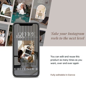 20 Instagram Reel Templates | Influencer Reel Covers | Canva Template ...
