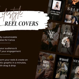 20 Instagram Reel Templates | Influencer Reel Covers | Reel Cover ...