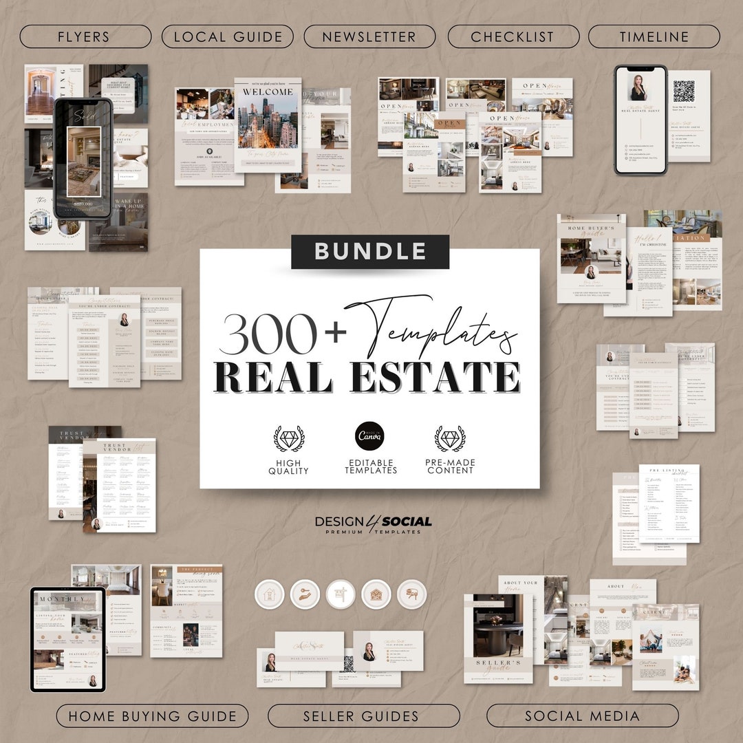 Real Estate Bundle | Real Estate Instagram Templates | Buyer, Seller ...