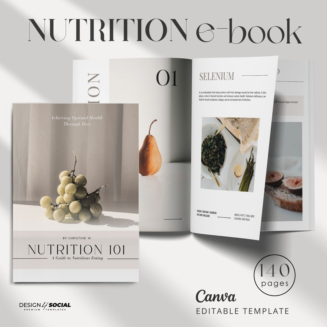 Nutrition Coach Ebook Template | Health Coach Forms | Lead Magnet ...