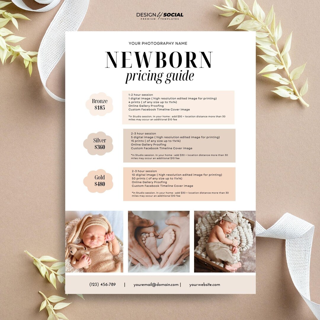 Newborn Photography Pricing Guide | Photography Price List | Newborn ...