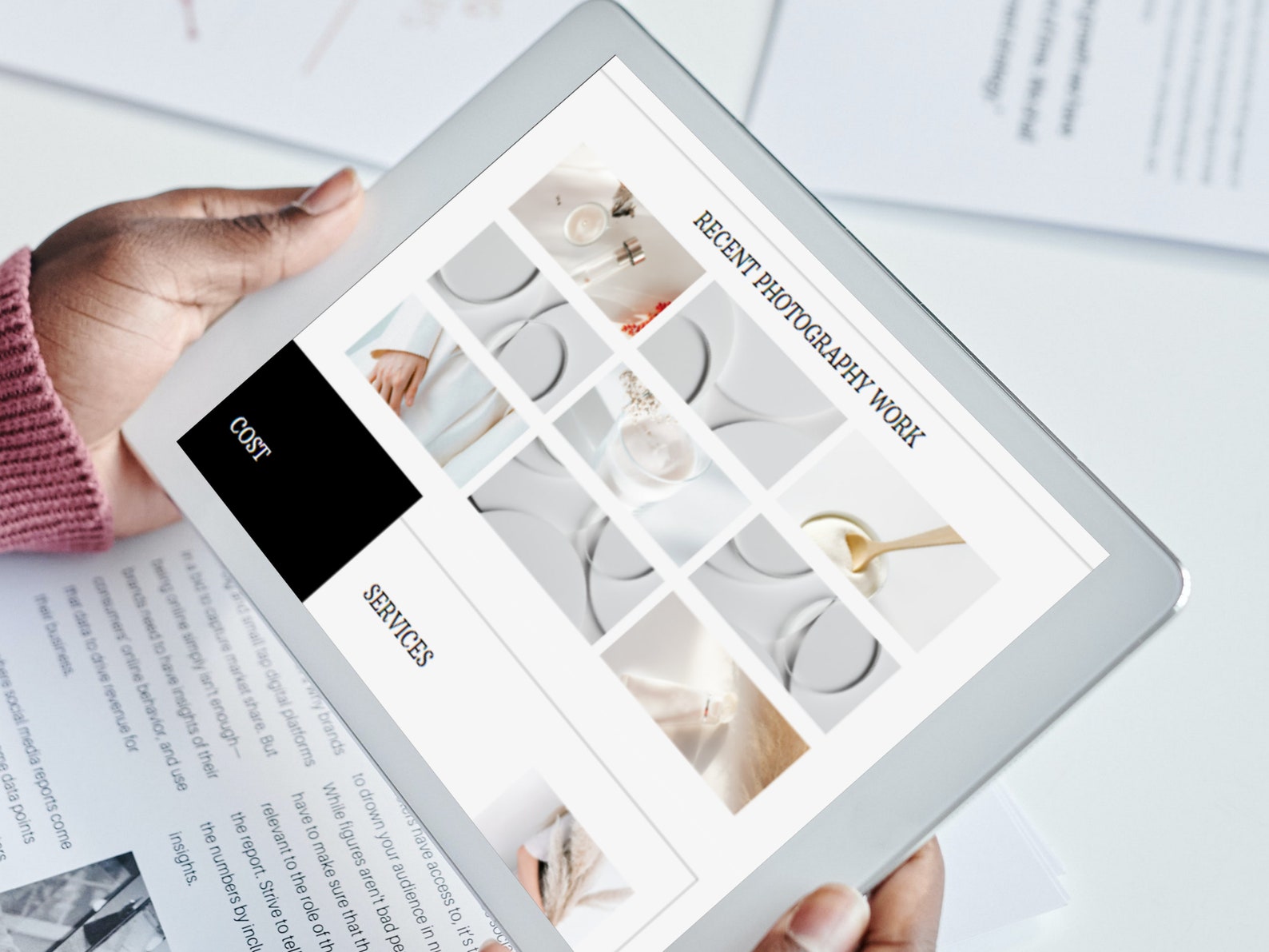 UGC Portfolio UGC Template UGC Media Kit Minimal Ugc - Etsy