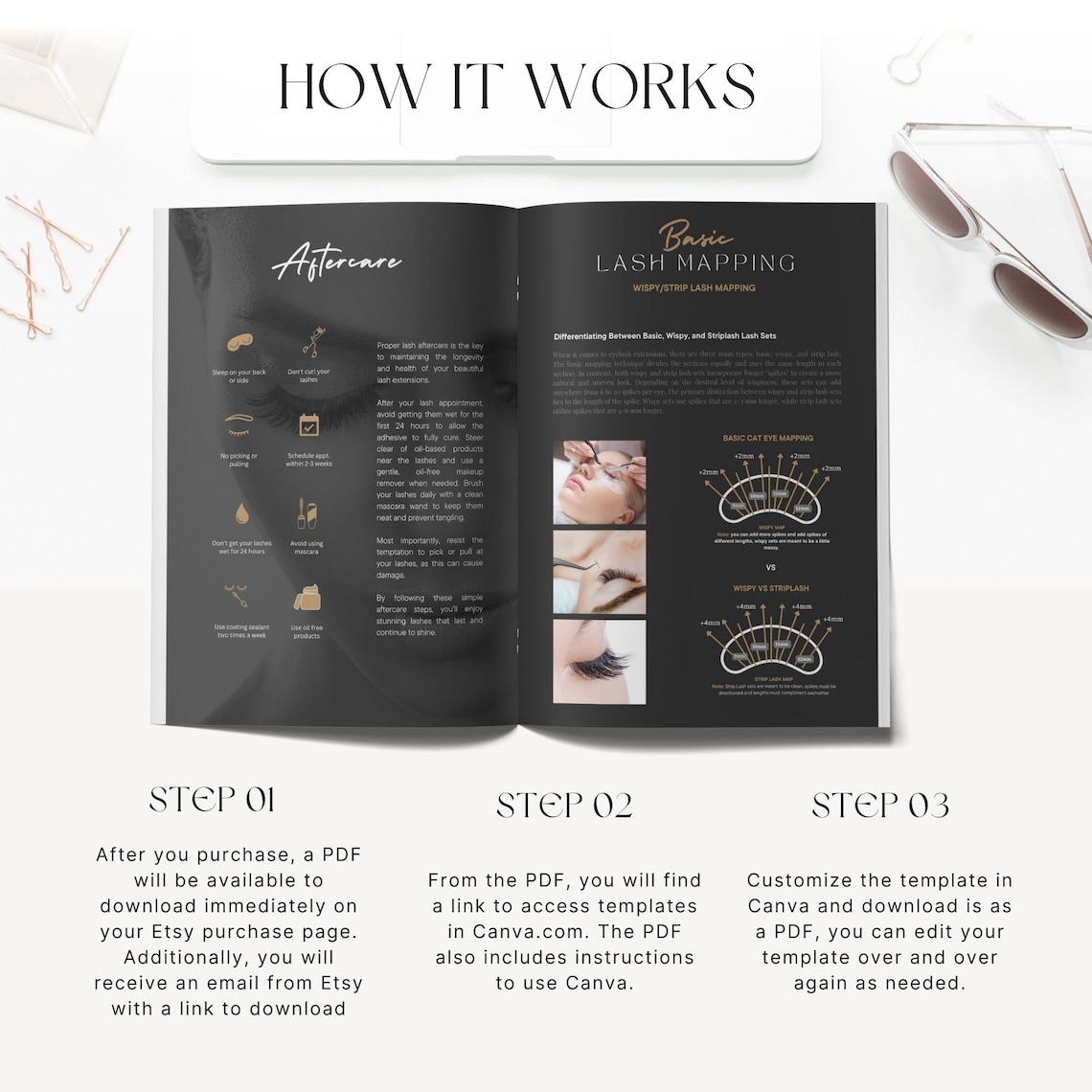 Lash Training Manual | Lash Extension Manual | Lash Ebook Template ...