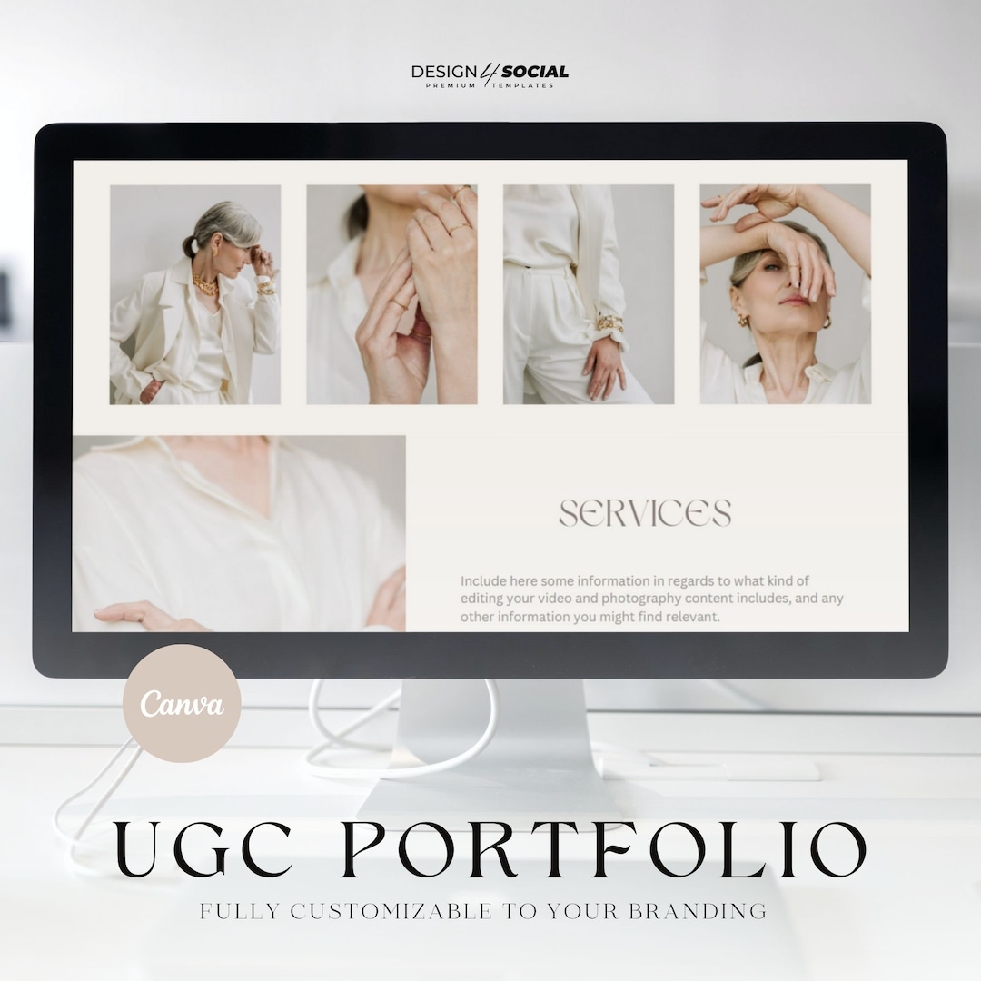 UGC Portfolio | UGC Template | UGC Media Kit | Minimalist Ugc Portfolio ...