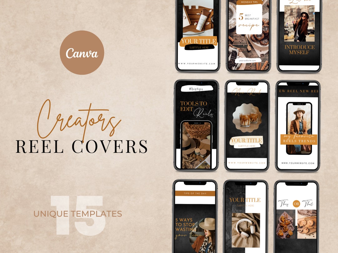 UGC Instagram Reel Templates | Content Creator Reel Covers | Reel Cover ...