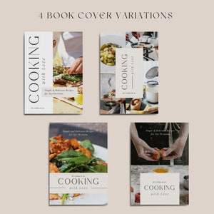Cookbook Template | Recipe Book Template | Canva Templates | Cook Book ...