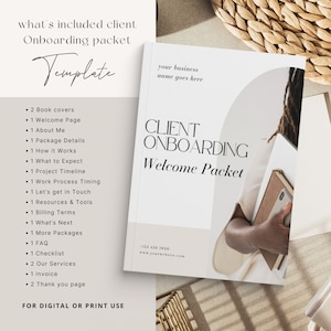 Client Welcome Packet | Onboarding Template | Welcome Guide | Virtual ...
