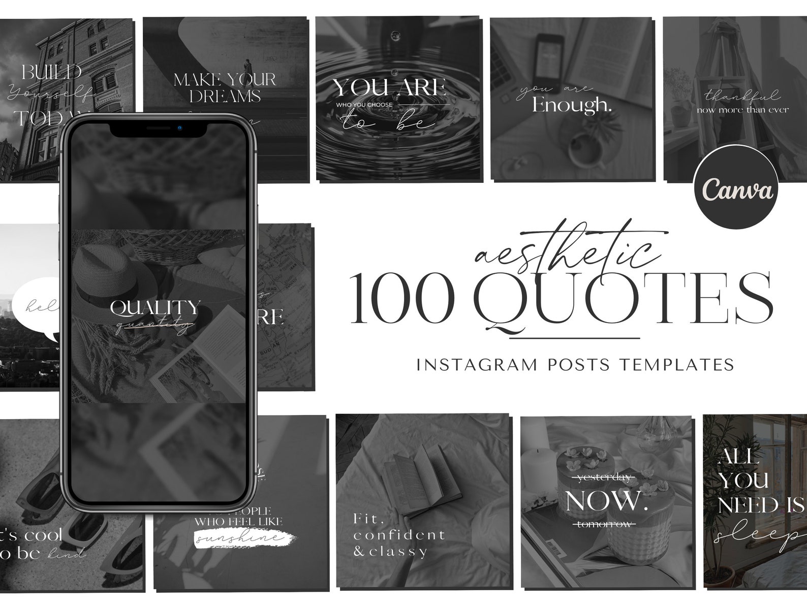 100 Instagram Quotes Template Instagram Post Quotes | Etsy