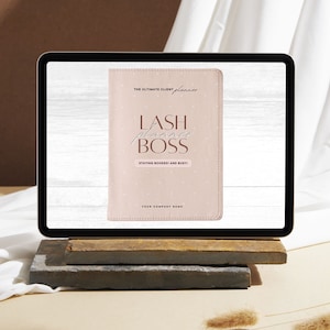 Digital Lash Tech Client Record Book | Digital Client Book | Lash Salon ...