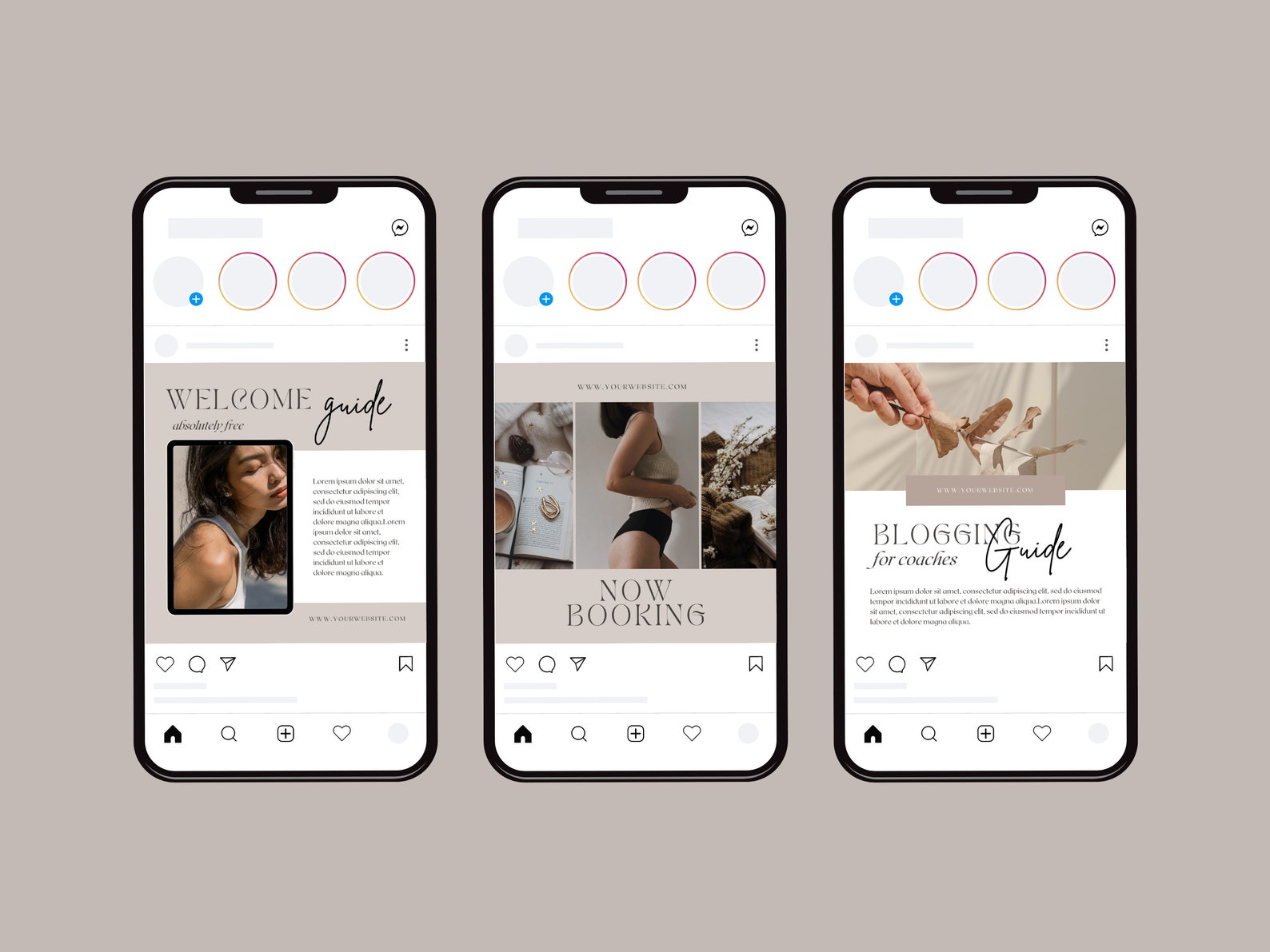 25 Aesthetic Instagram Post Templates | Social Media Templates | Canva ...