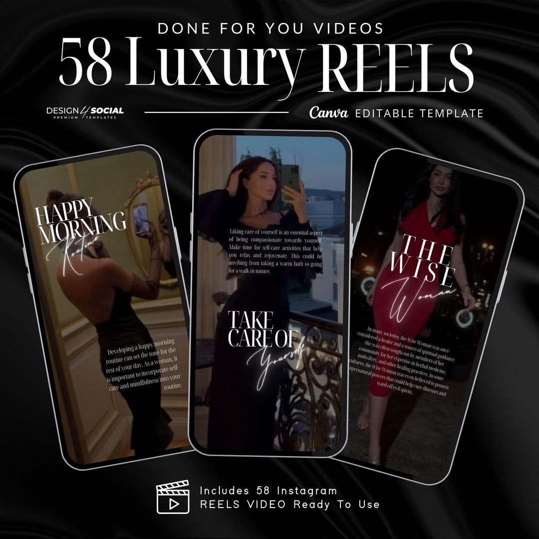Faceless Reels | Boss Babe | Luxury Instagram Video Reels | Coach ...