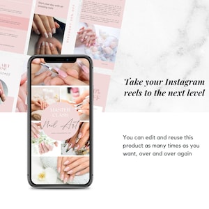 Nail Salon Instagram Story Templates | Manicure Pedicure Beauty | Nail ...