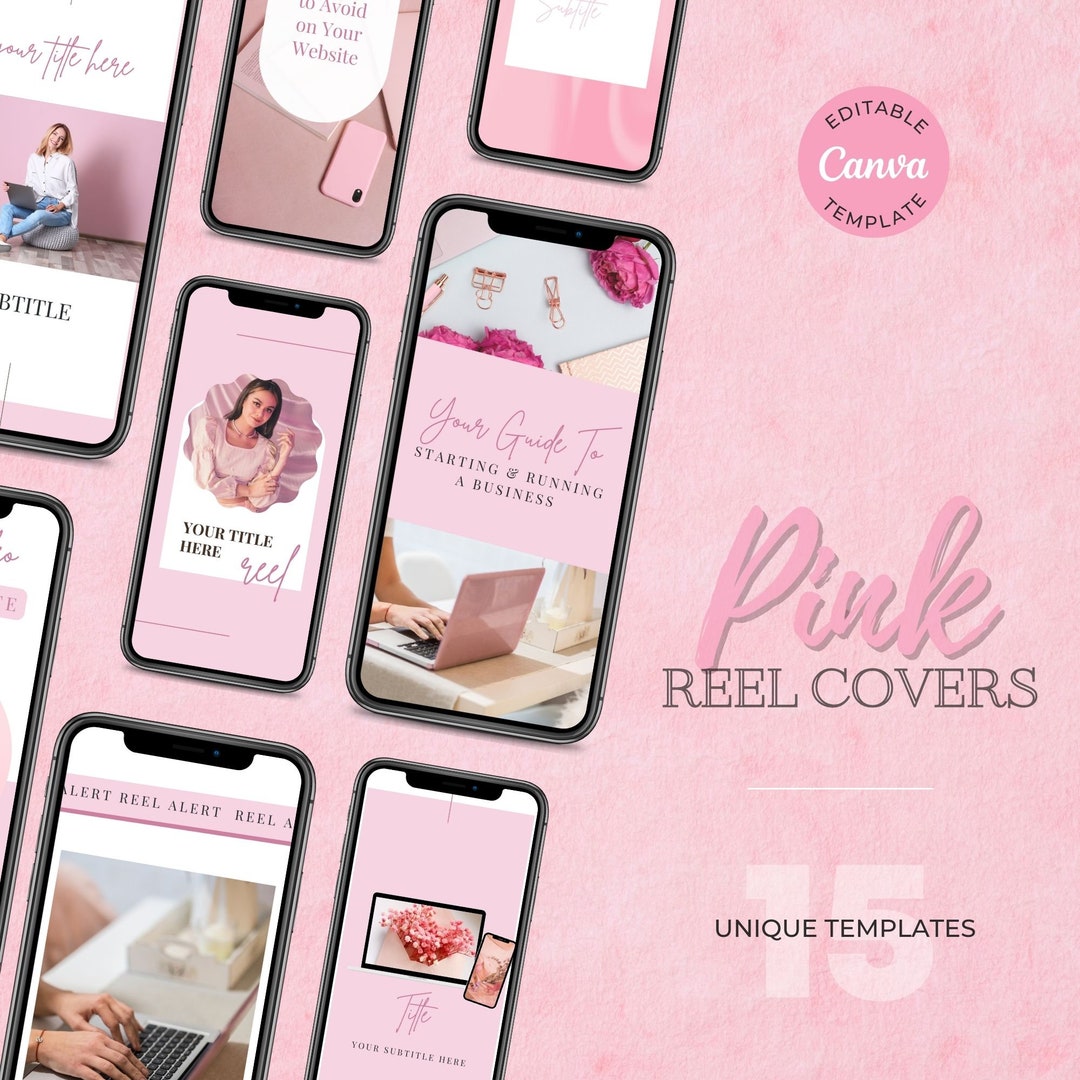 15 Instagram Reel Templates | Reel Cover Template Editable in Canva ...