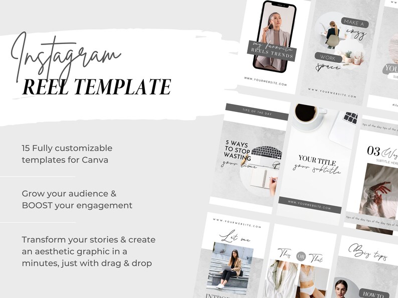 UGC Reel Templates Content Creator Reel Covers Reel Cover - Etsy