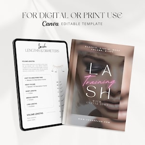 Lash Training Manual | Classic Hybrid Volume Training | Eyelash ...