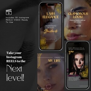 50 Instagram Video Reels | Lashes Video Reels | Marketing Instagram ...