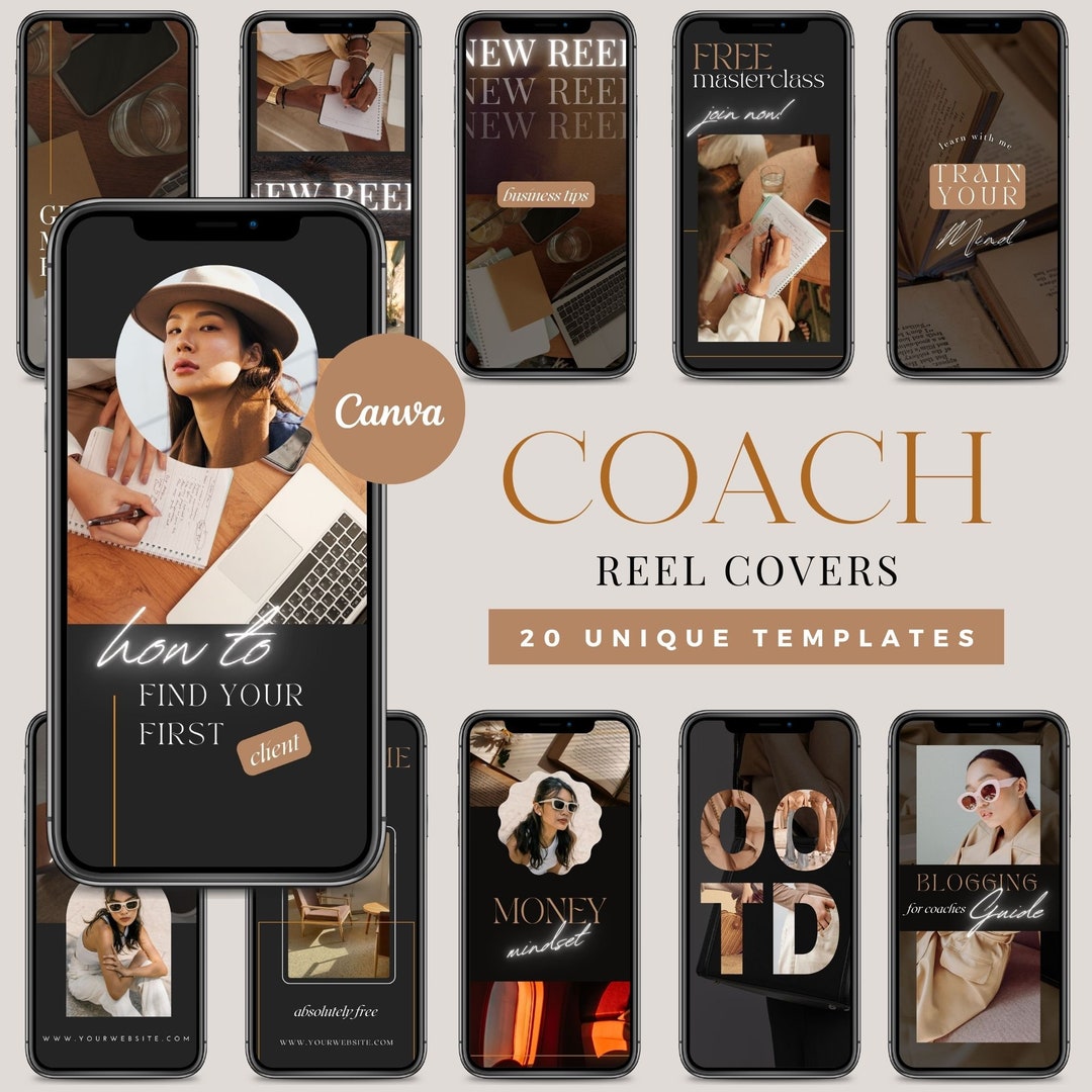 20 Instagram Reel Templates | Coaching Reels | Canva Templates ...