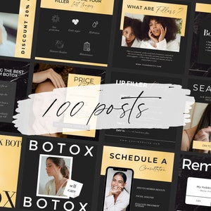 200 Botox and Filler Instagram Templates | Botox Templates | Filler ...