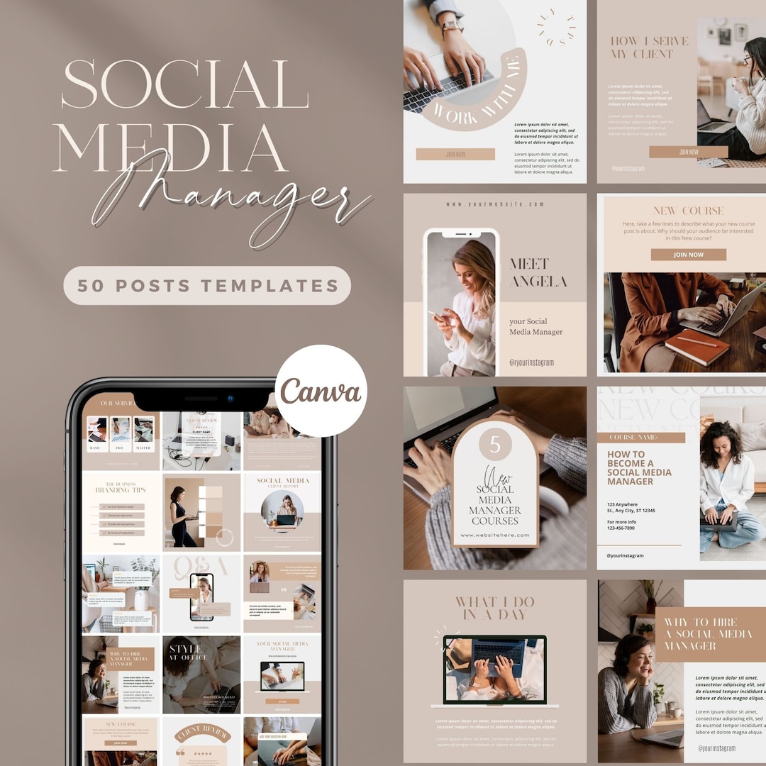 50 Instagram Post Templates | Marketing Templates | Instagram ...
