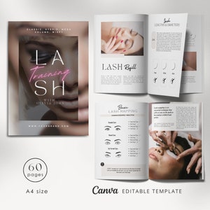 Lash Training Manual | Classic Hybrid Volume Training | Eyelash ...