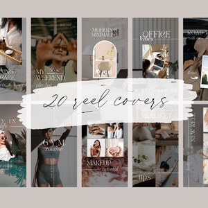20 Instagram Reel Templates | Influencer Reel Covers | Canva Template ...