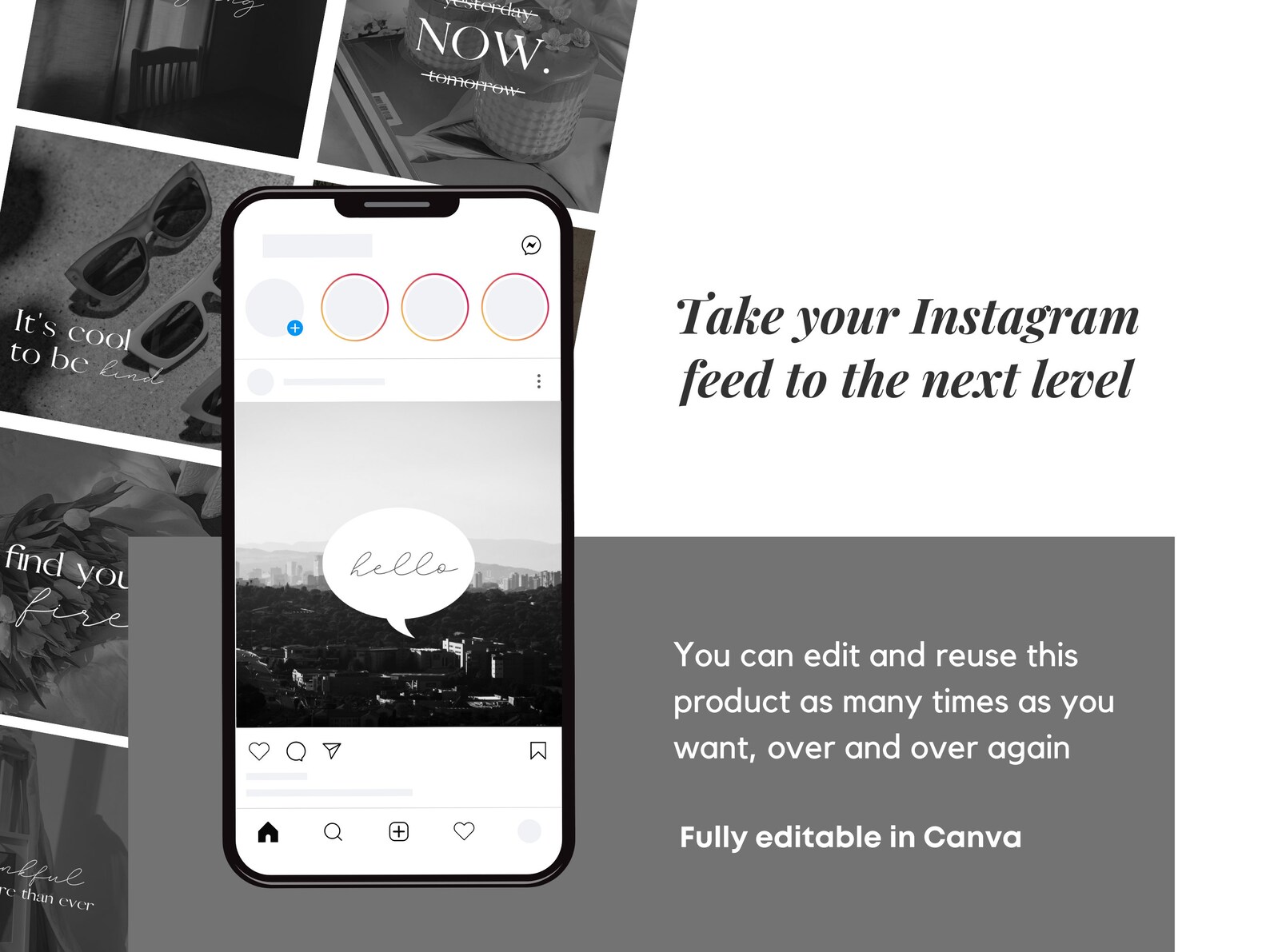 100 Instagram Quotes Template Instagram Post Quotes | Etsy