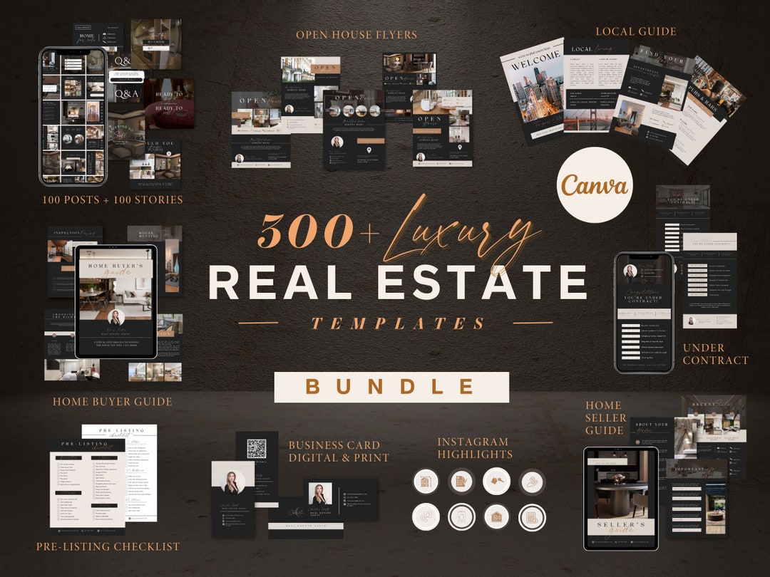Real Estate Bundle | Real Estate Instagram Templates | Buyer, Seller ...
