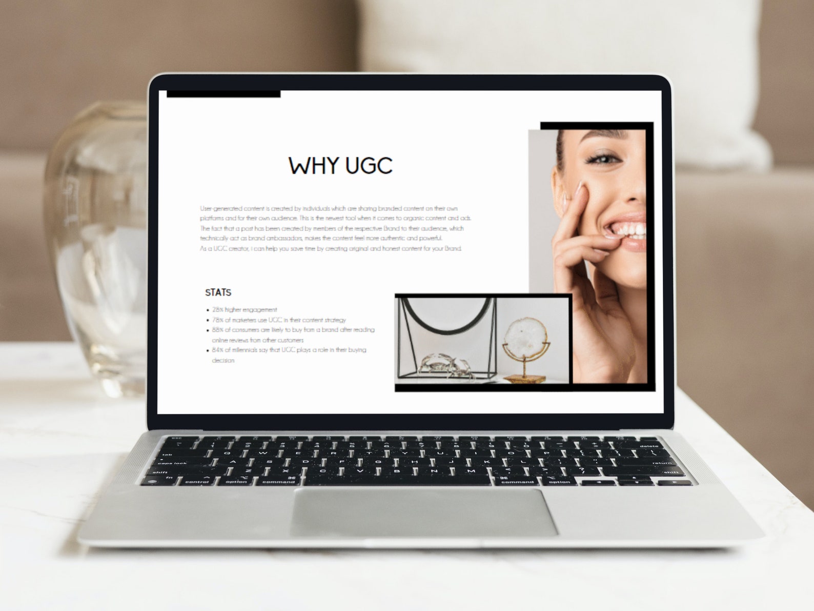 UGC Portfolio UGC Template UGC Media Kit Media Kit - Etsy