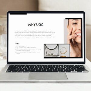 UGC Portfolio UGC Template UGC Media Kit Media Kit Template - Etsy