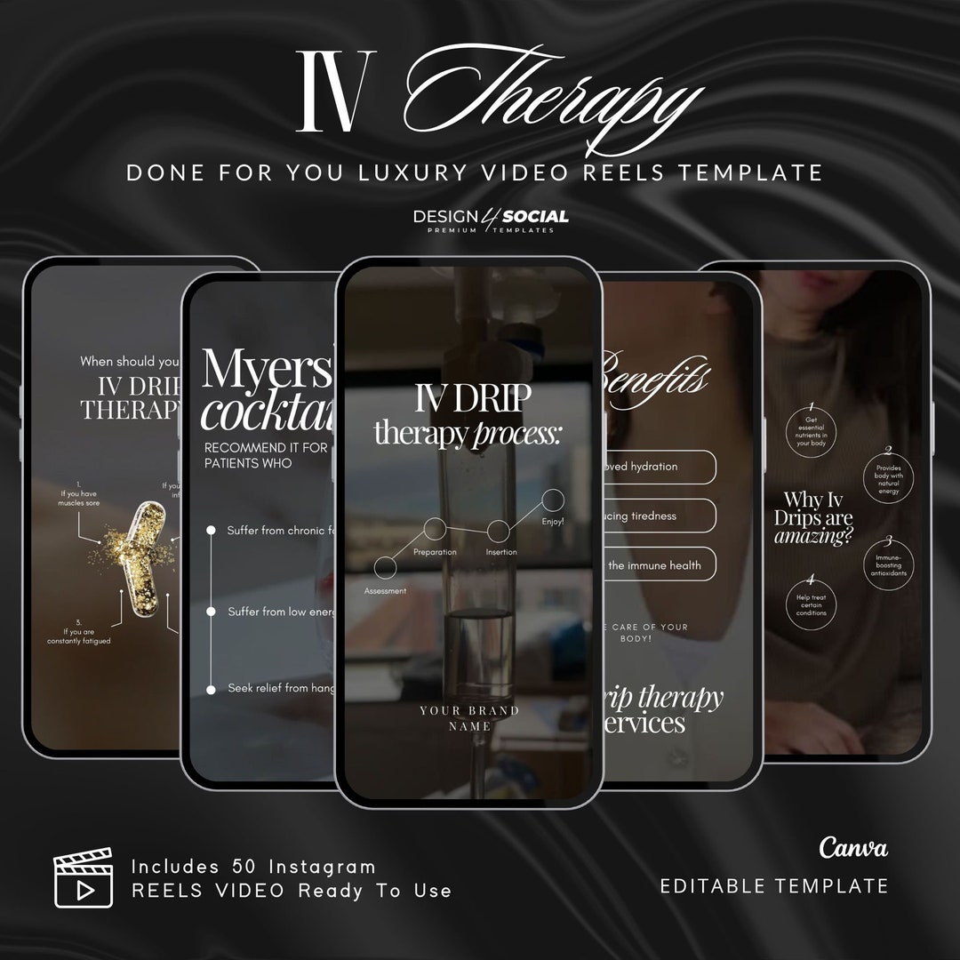 IV Therapy Video Reels Instagram | IV Cocktail Drip | IV Therapy ...