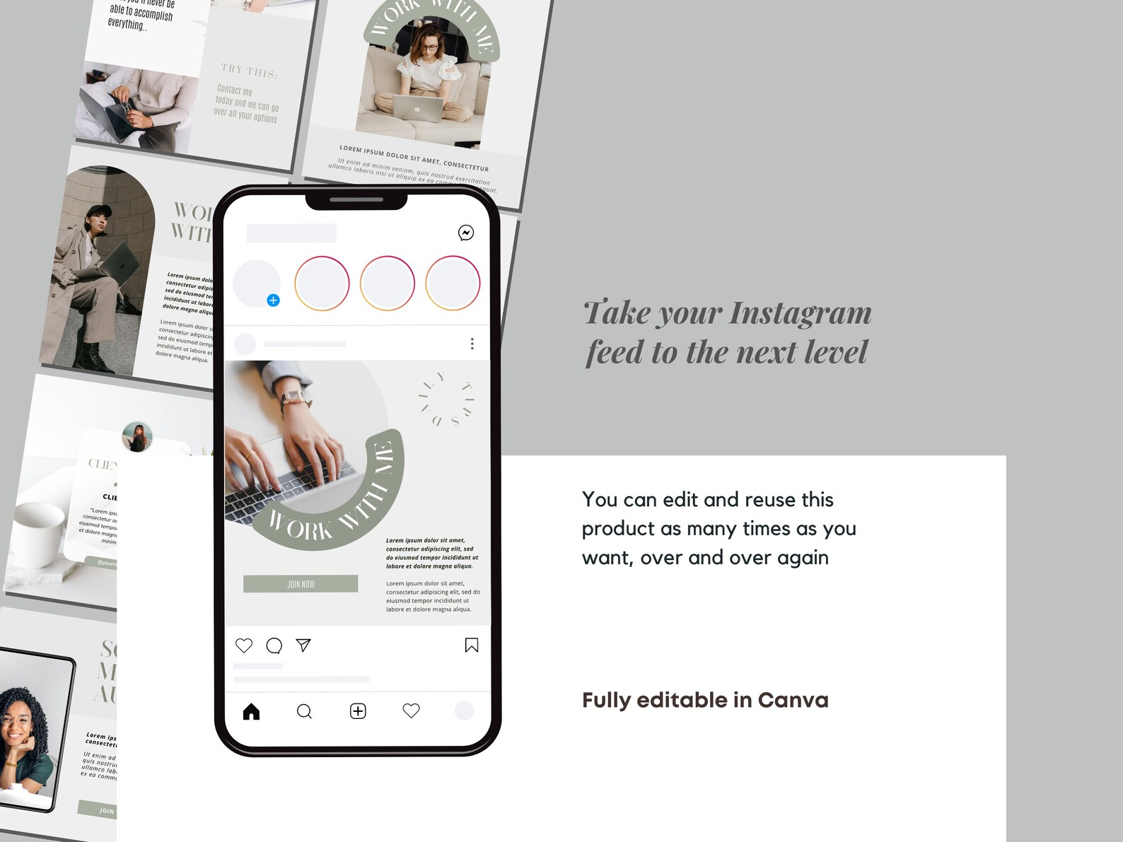 Social Media Manager Instagram Templates | Marketing Templates ...