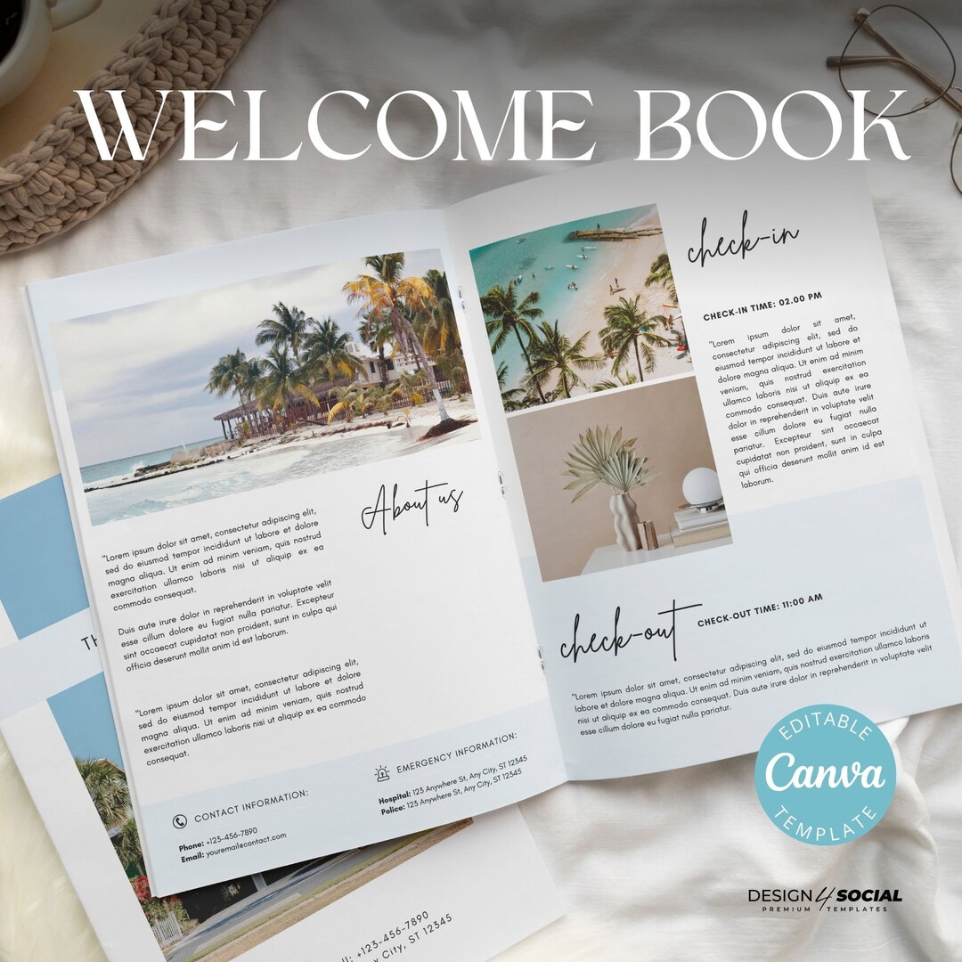 Airbnb Welcome Book Template Host Guidebook Template Airbnb House ...
