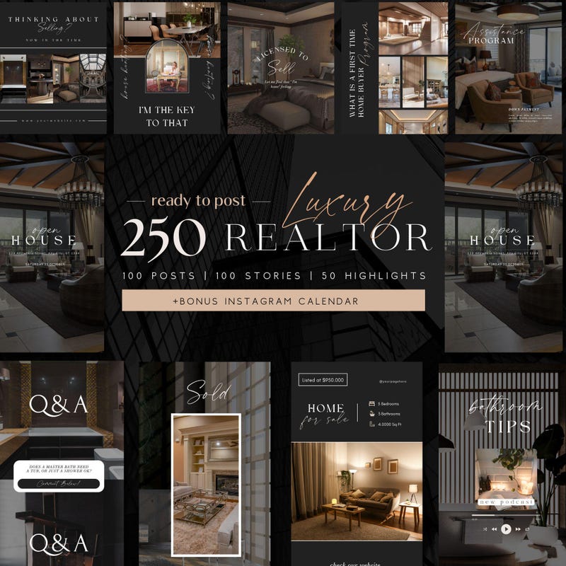 Realtor Posts Luxury - Etsy