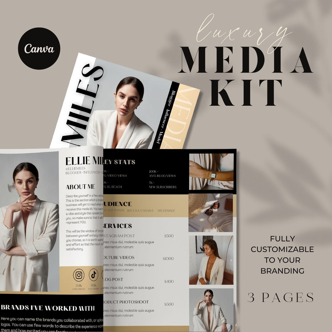 Media Kit Magazine Model