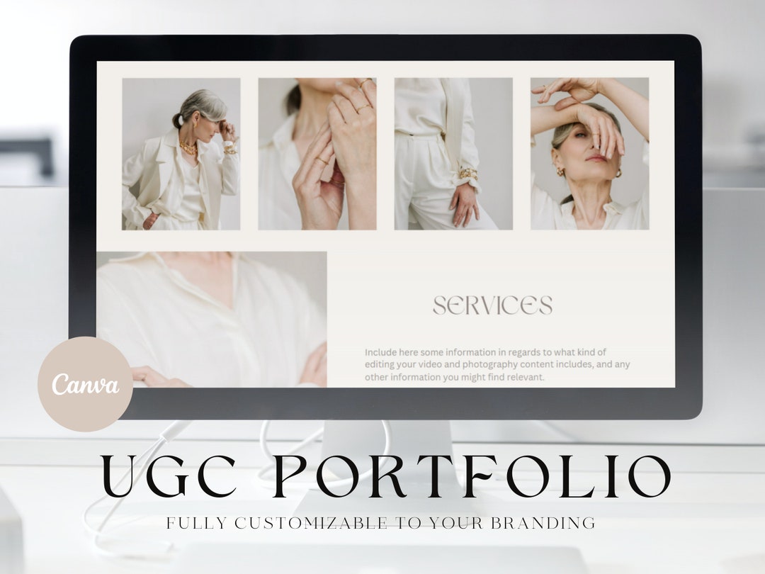 UGC Portfolio UGC Template UGC Media Kit Minimalist Ugc - Etsy