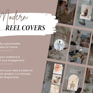 20 Instagram Reel Templates | Influencer Reel Covers | Canva Template ...