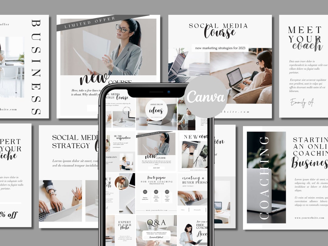 Coaching Instagram Post, Stories, Highlights Templates | Blogger ...