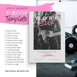 Fitness Ebook Template | Personal Training Workout | Workout Plan ...